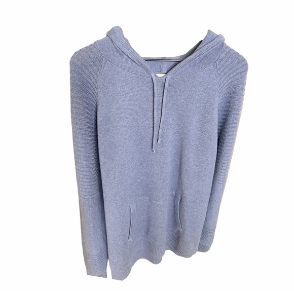 candy and caviar | Sweaters | Mens Blue Hooded Sweater | Poshmark